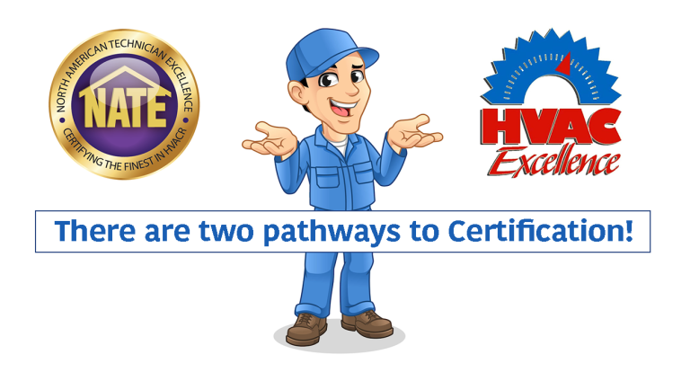 HVAC Certifications - NATE and HVAC Excellence